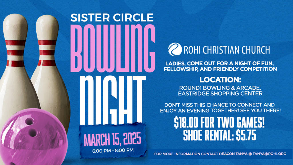 Sister Circle Bowling Night - Rohi Church